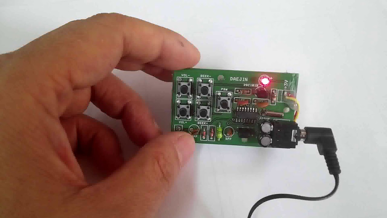 FM Radio PCB 제작 - YouTube