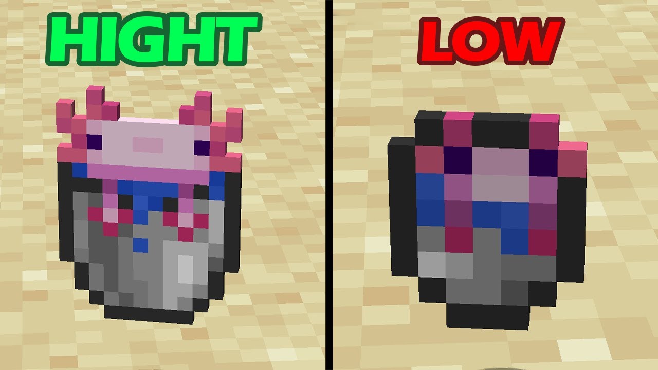 minecraft texture quality: HIGH vs LOW - YouTube