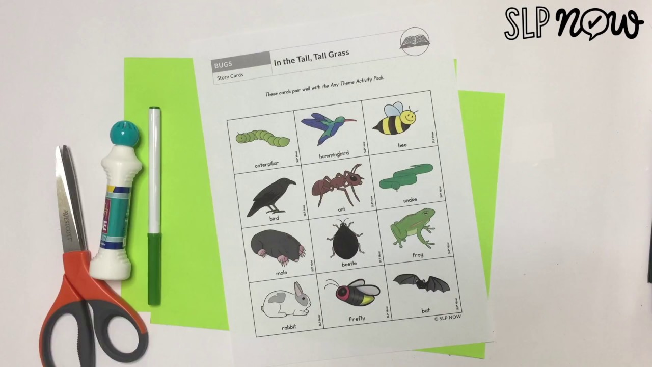 Bugs in Grass Craft - SLP Now - YouTube