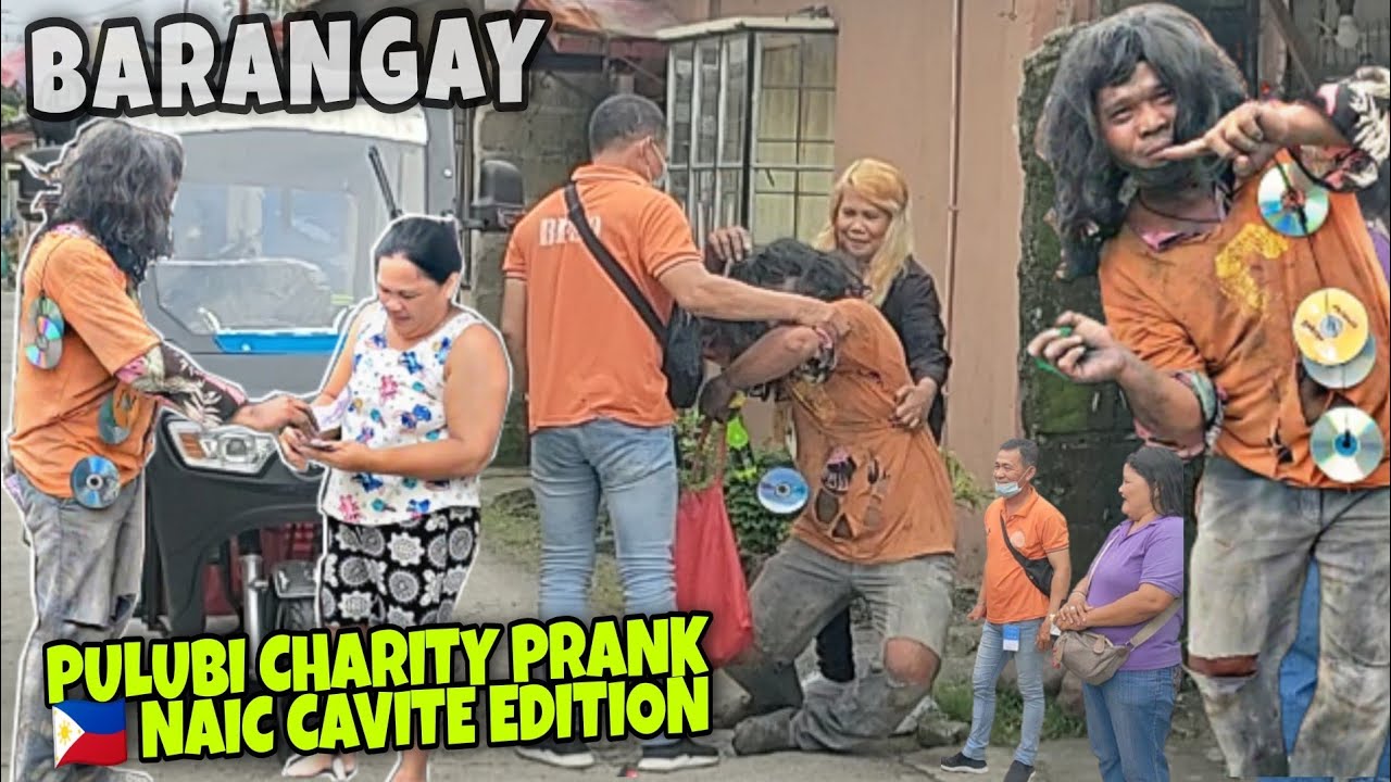 PULUBI CHARITY PRANK 🇵🇭 NAIC CAVITE EDITION ‼️ BARANGAY - YouTube