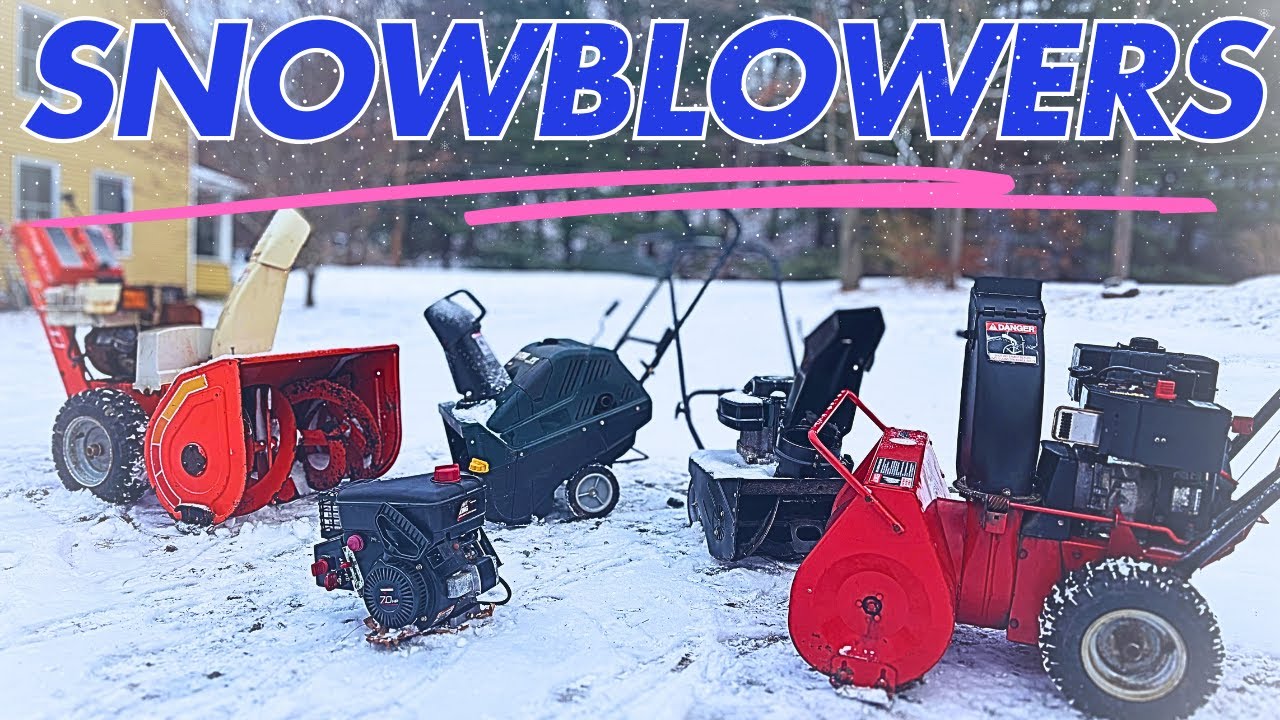 Fixing Old Snow Blowers - YouTube