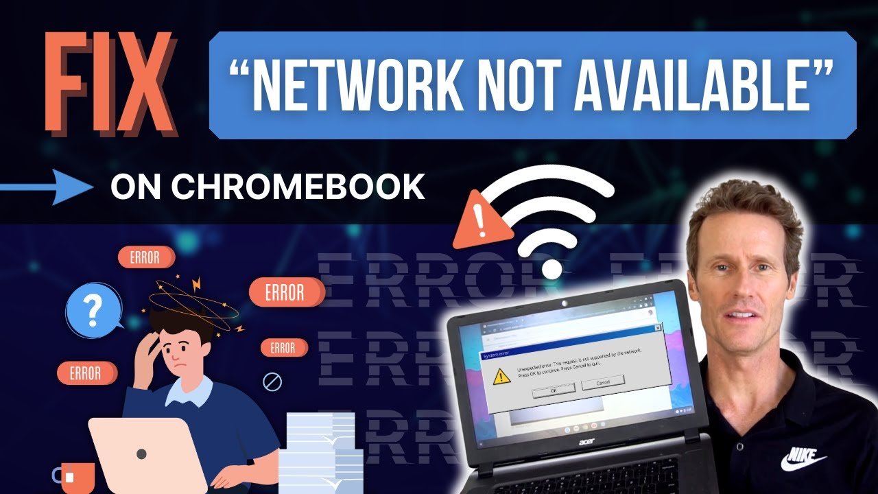 How to fix network not available on a Chromebook - YouTube