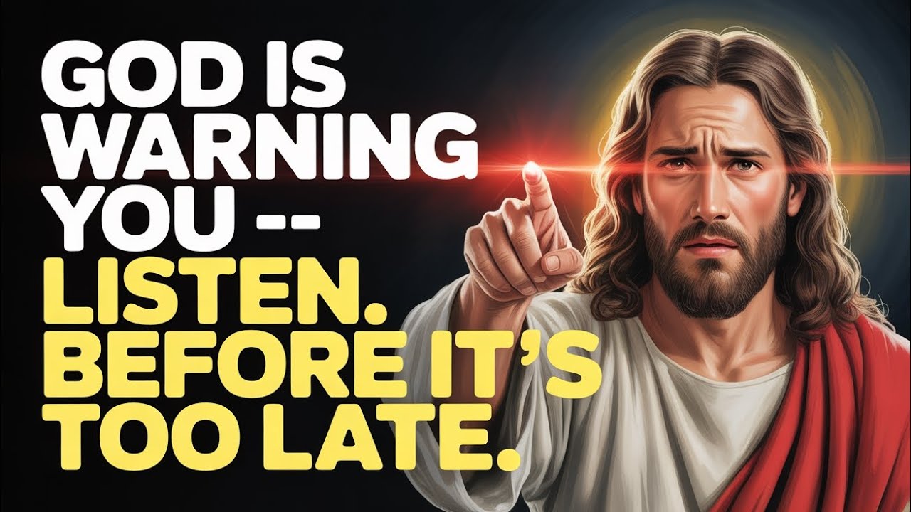 God is warning you- Listen Before it's Too Late | God Message Today ...