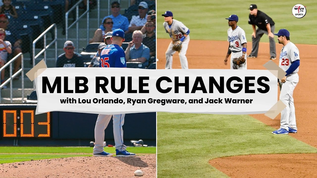 Addressing the MLB Rule Changes | One on One - YouTube