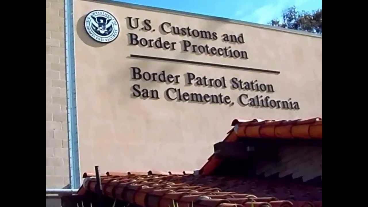 San Clemente Border Patrol Station - YouTube