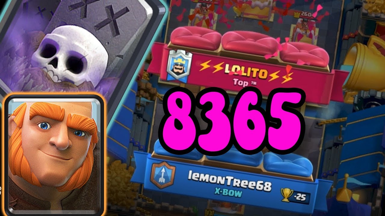 LOLITO 🏆 8365 Giant GraveYard DECK 👈Best Deck in Clash Royale 2020 ...