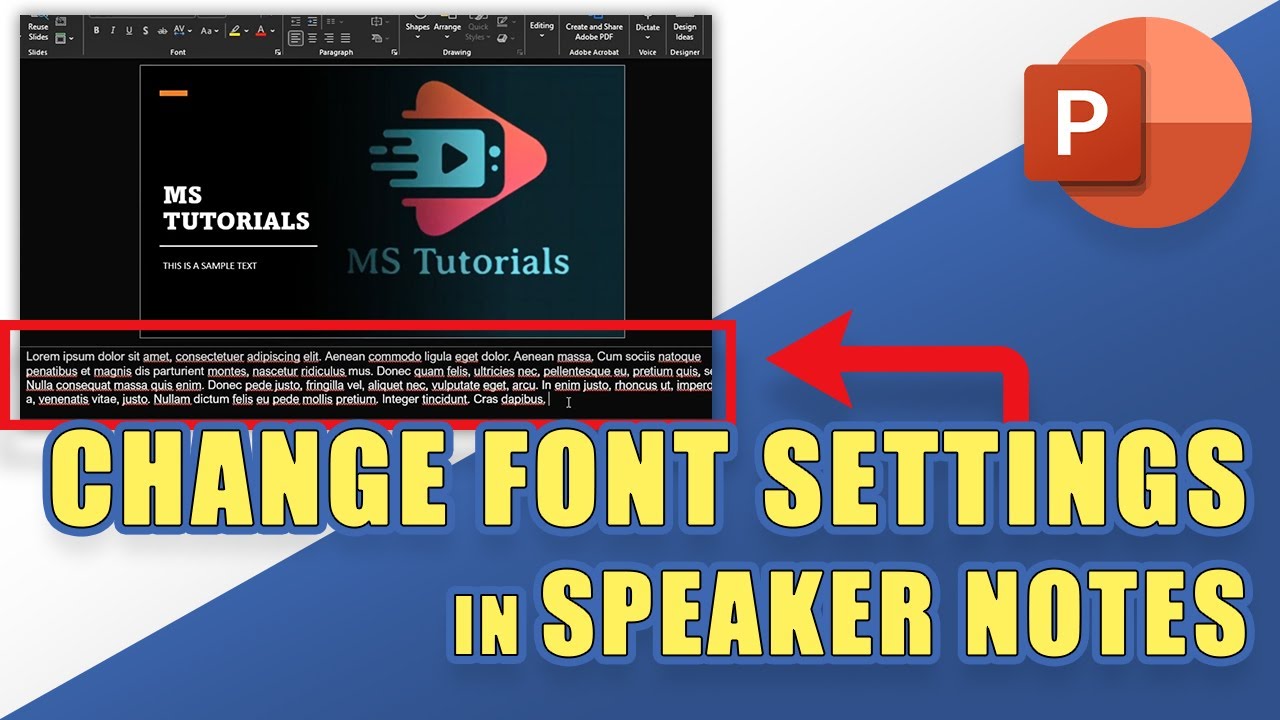 How To Change FONT SETTINGS In Speaker Notes PowerPoint YouTube how-to-change-font-settings-in-speaker-notes-powerpoint-youtube