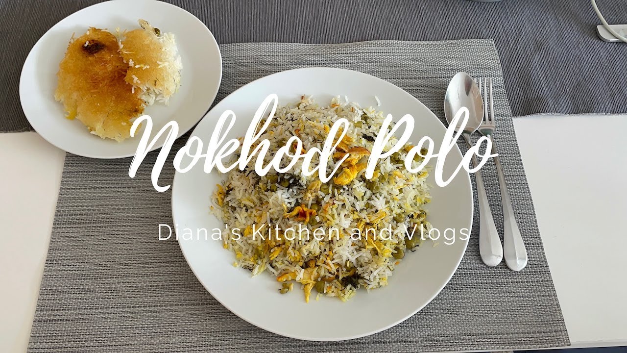 Nokhod Polo (Dill Rice with Peas) Persian Recipe | Diana's Kitchen and ...