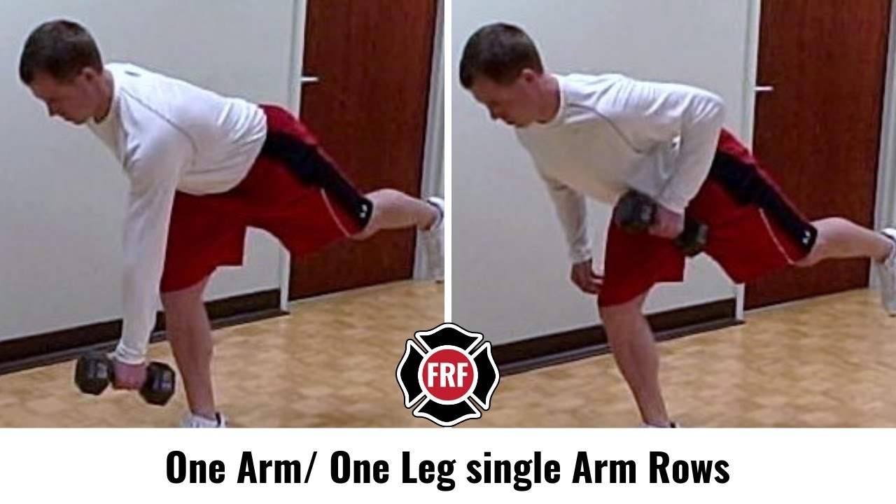 One Arm- One Leg Rows - YouTube