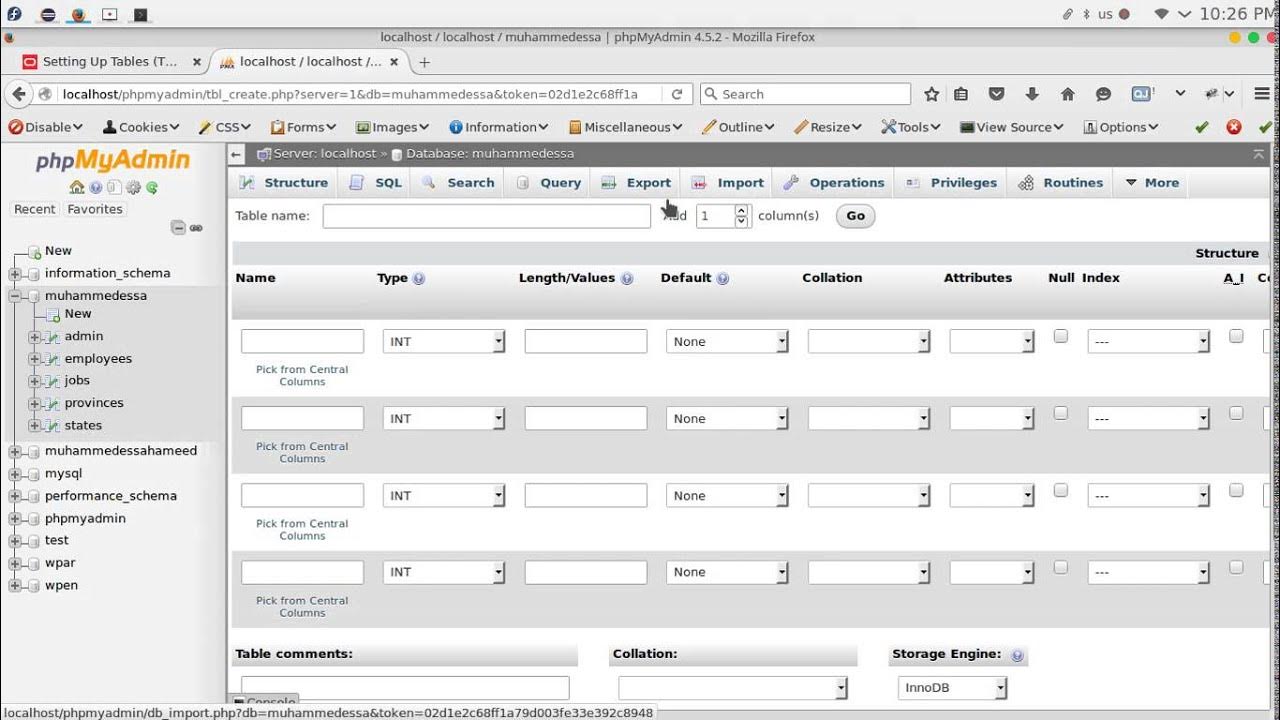 28 JAVA JDBC DataBases Create table - YouTube