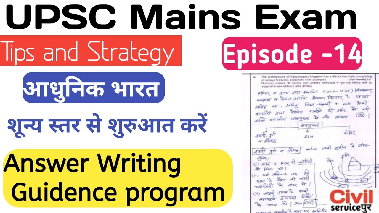 UPSC Mains Answer writing Practice classes | UPSC mains answer Writing ...
