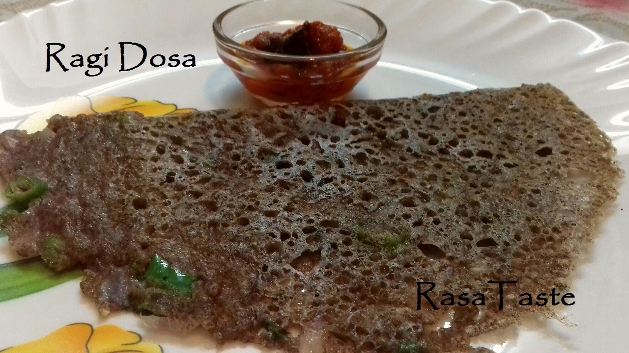 Instant Ragi Dosa - YouTube