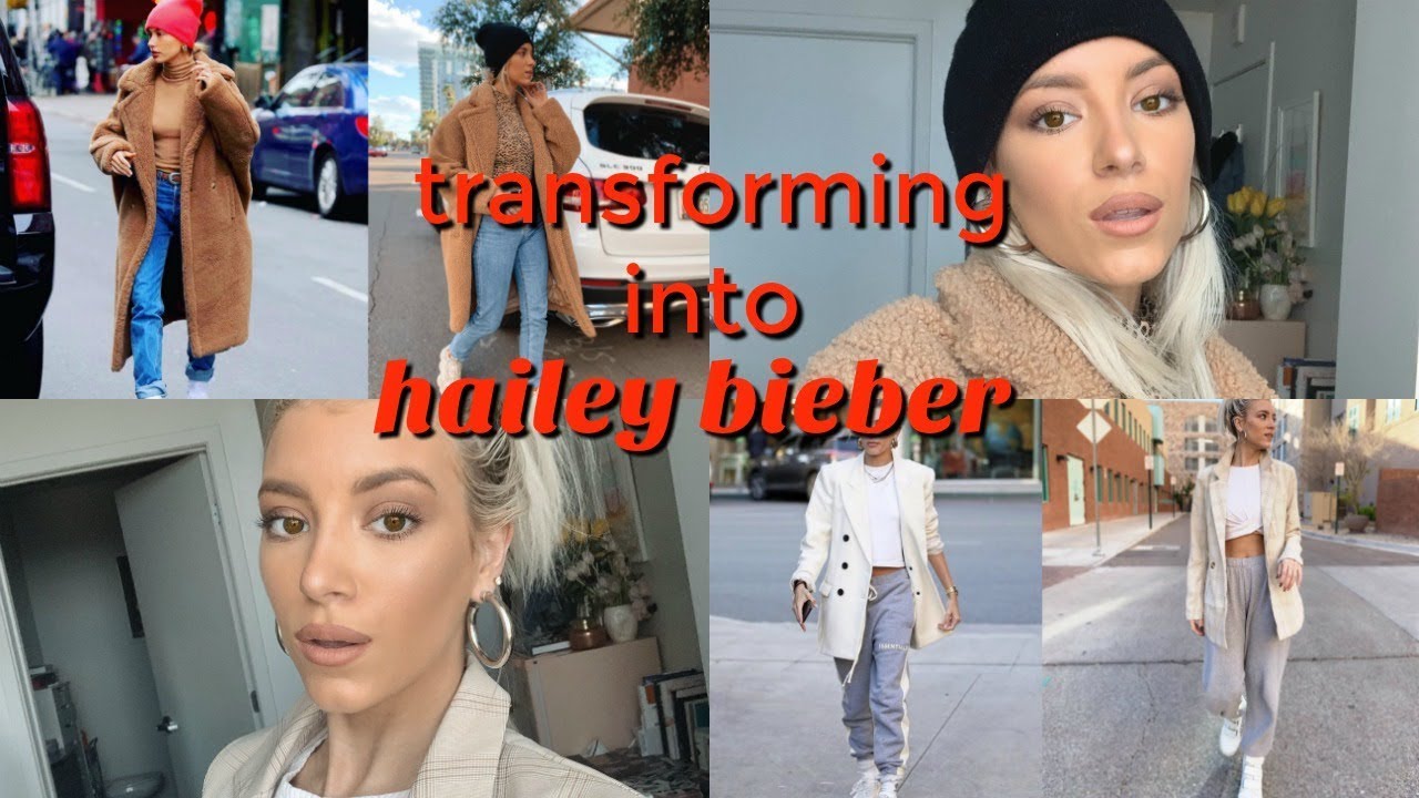 TRANSFORMING MYSELF INTO HAILEY BIEBER | Keaton Milburn - YouTube