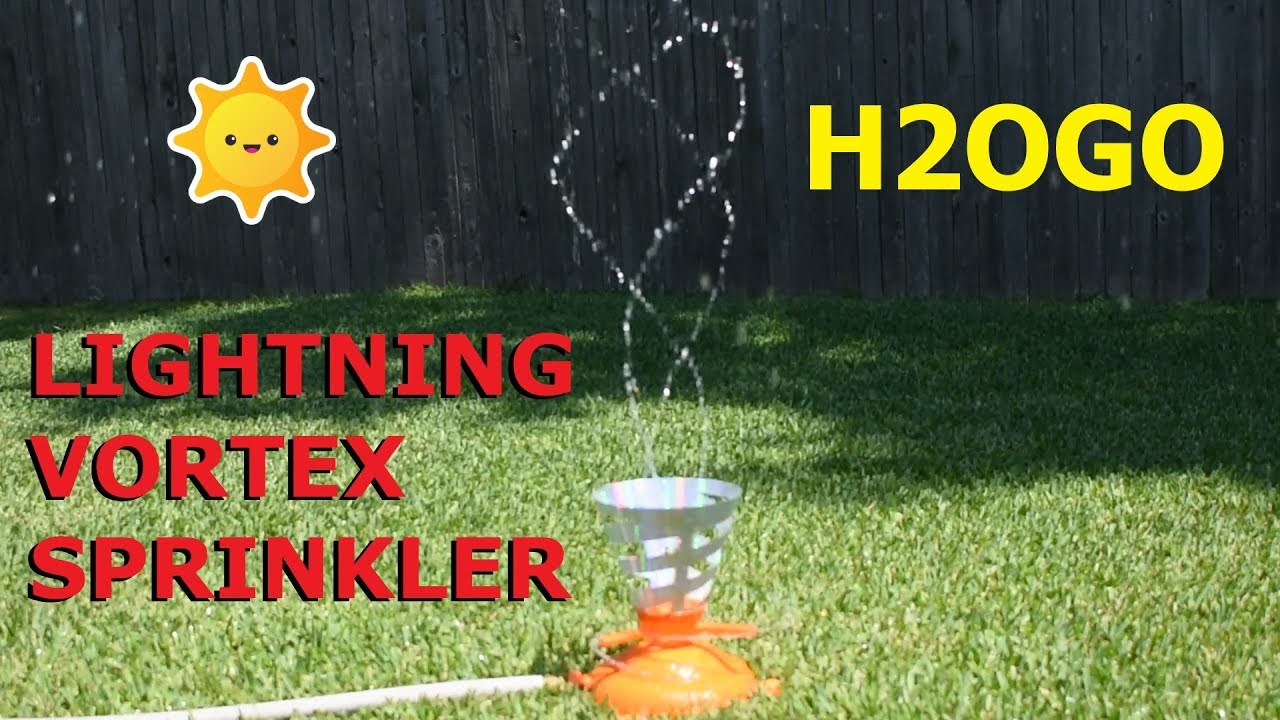 H2OGO Lightning Vortex Sprinkler Water Toy Demonstration - YouTube