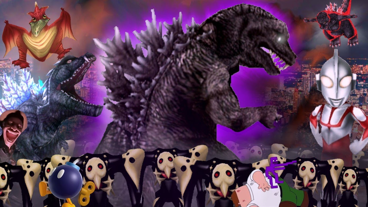 Godzilla Battle Line: Godzilla GMK Meme Matches (1k Sub Speshul) - YouTube