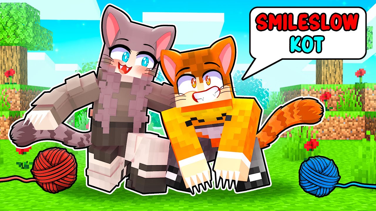SmileSlow ZOSTAŁ KOTEM PRZEZ 24 GODZINY w Minecraft! - YouTube