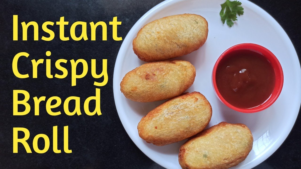 Instant Crispy Bread Roll !! Bread Roll !! Crispy Aloo Cutlet Recipe !! - YouTube