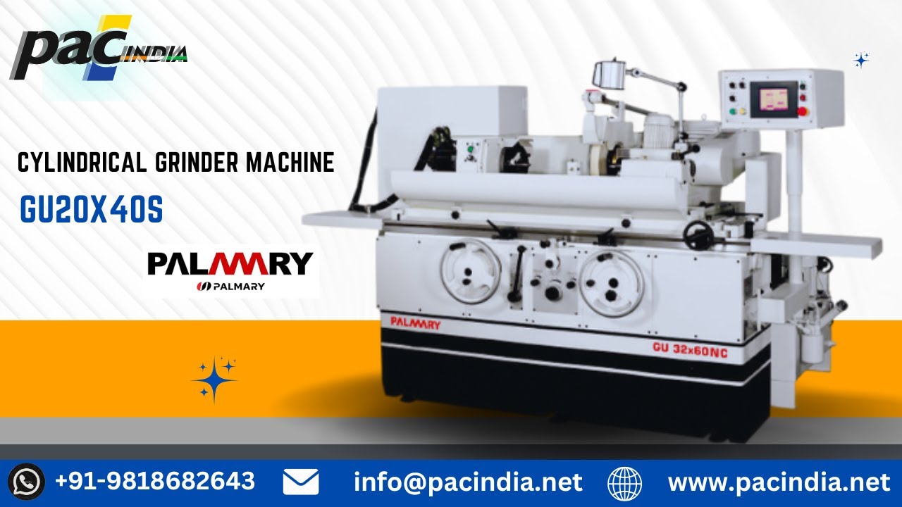 PALMARY - Cylindrical Grinder Machine GU20x40S | Pac Machine Tools ...