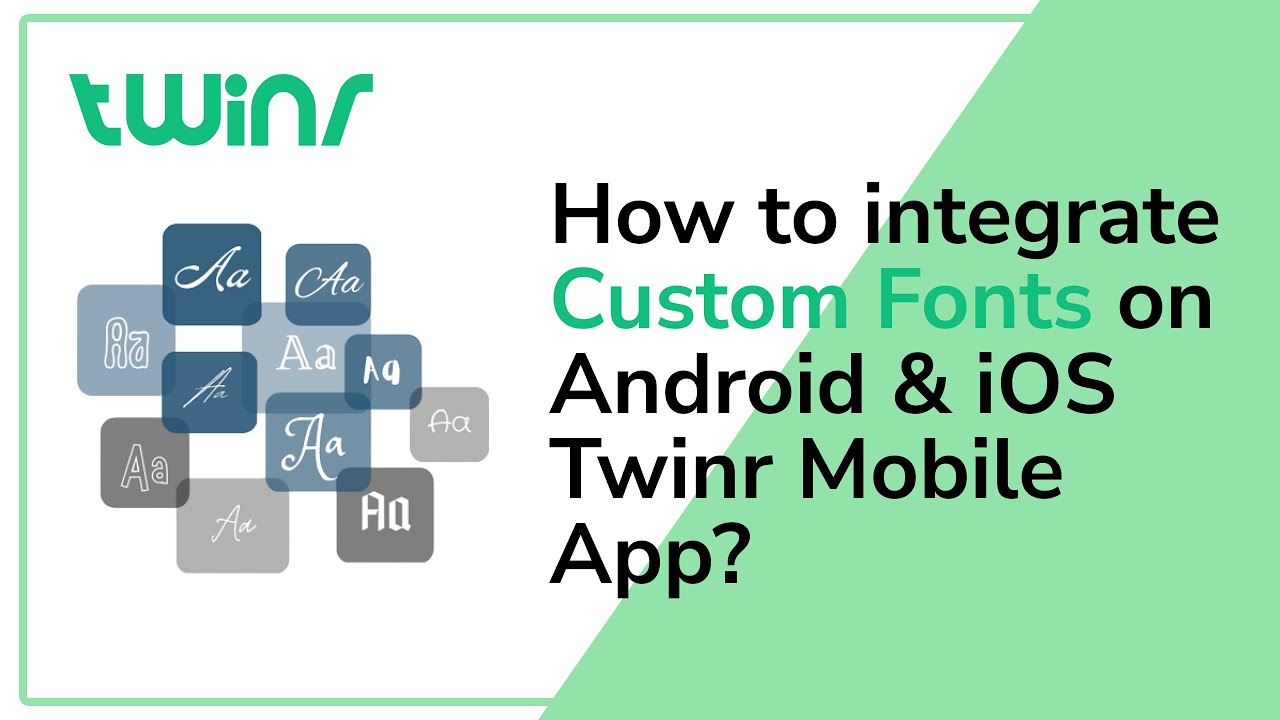 Twinr Feature | Custom fonts - How to integrate & preview? - YouTube