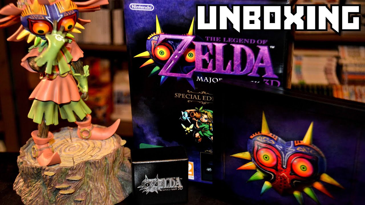 [UNBOXING] Edition Speciale Collector Zelda Majora's Mask Nintendo 3DS ...
