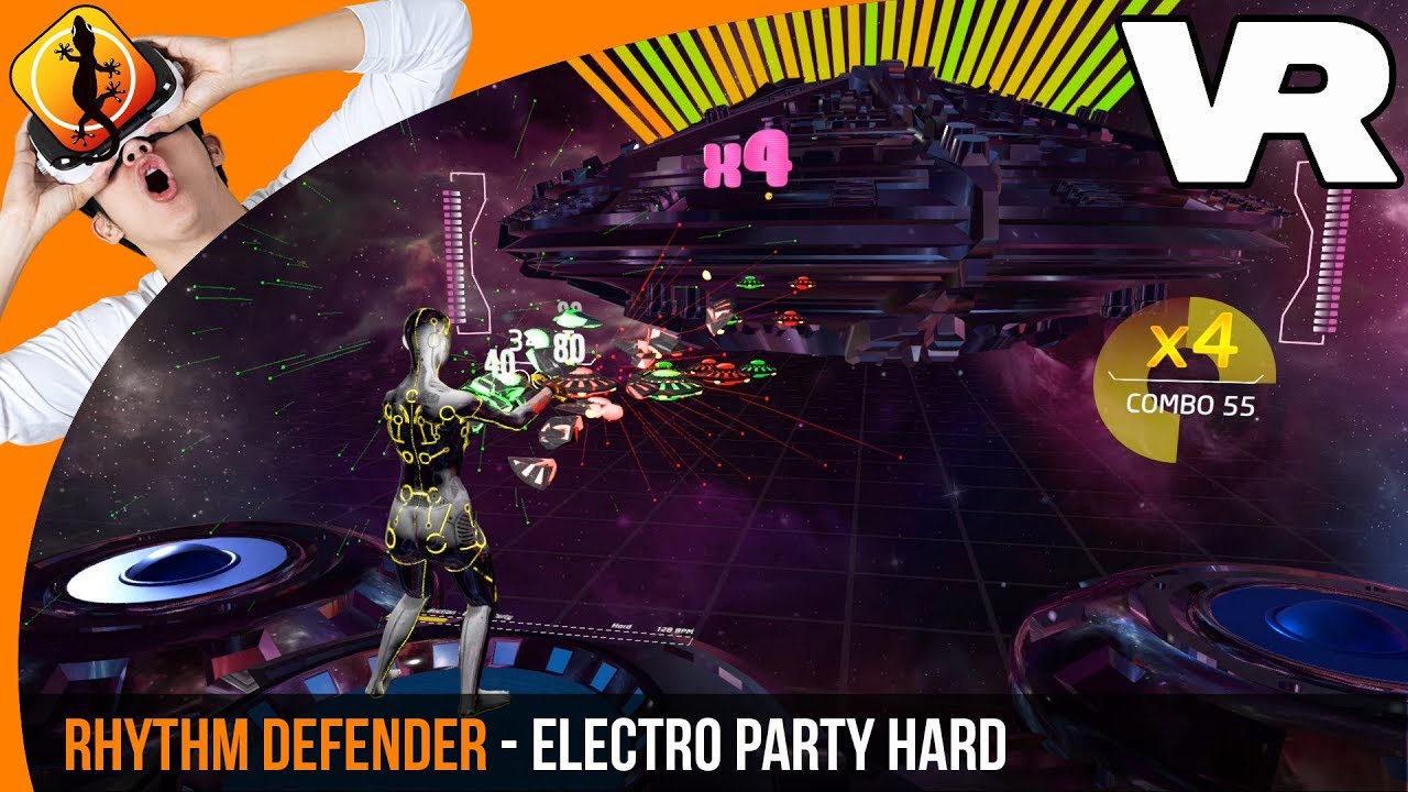 Rhythm Defender : New VR Rhythm Game - Electro Party - Hard mode (Mixed ...