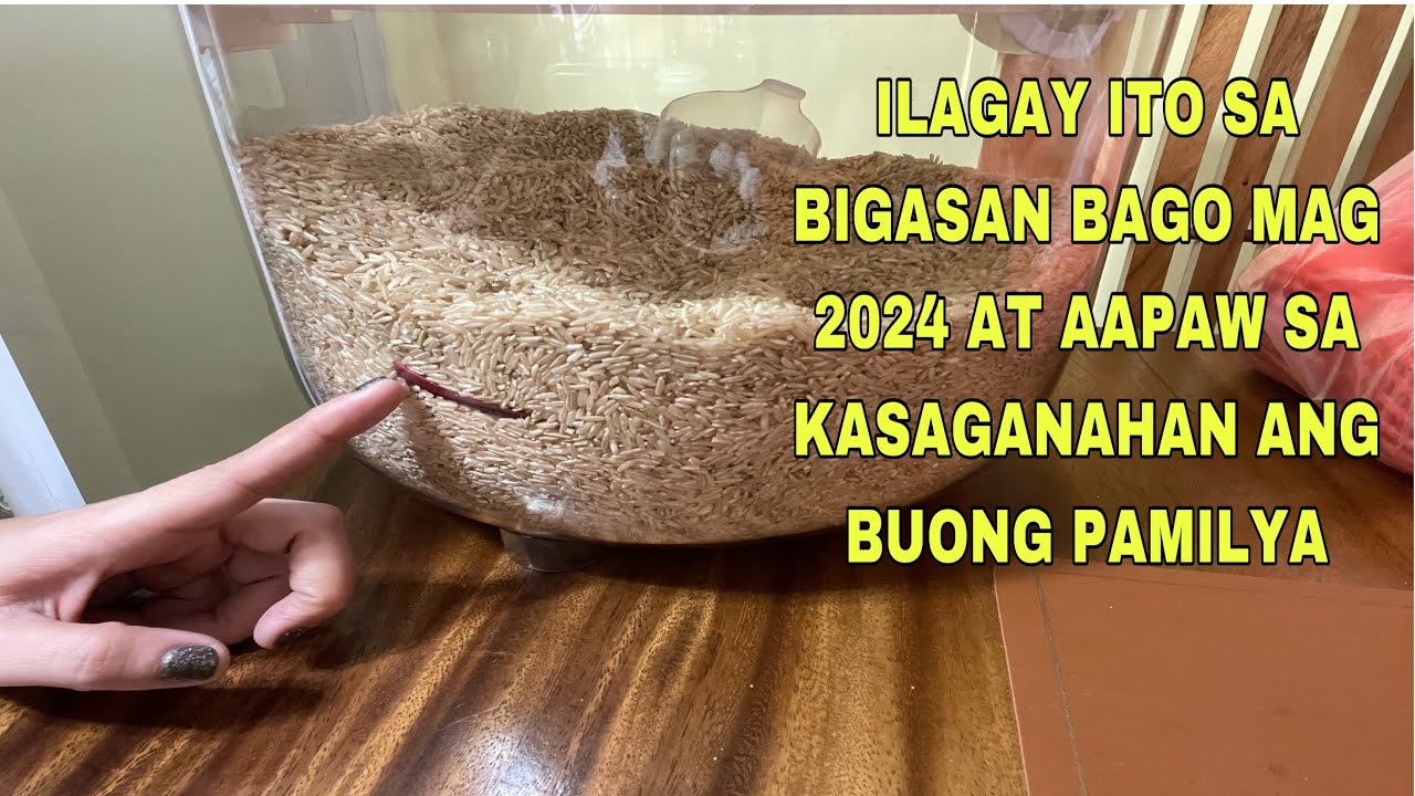 SECRETONG MALUPIT NA DAPAT INILALAGAY SA BIGASAN-APPLE PAGUIO1 - YouTube