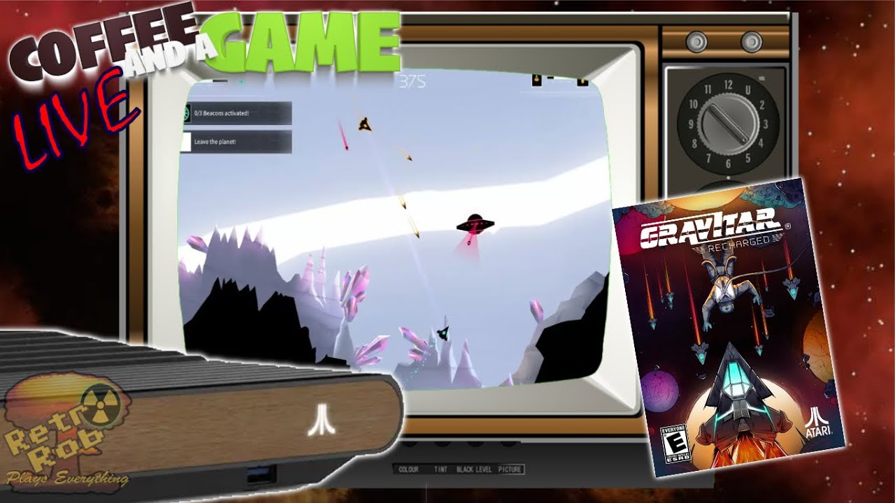 Coffee and A Game: Gravitar Recharged on the New Atari VCS! - YouTube