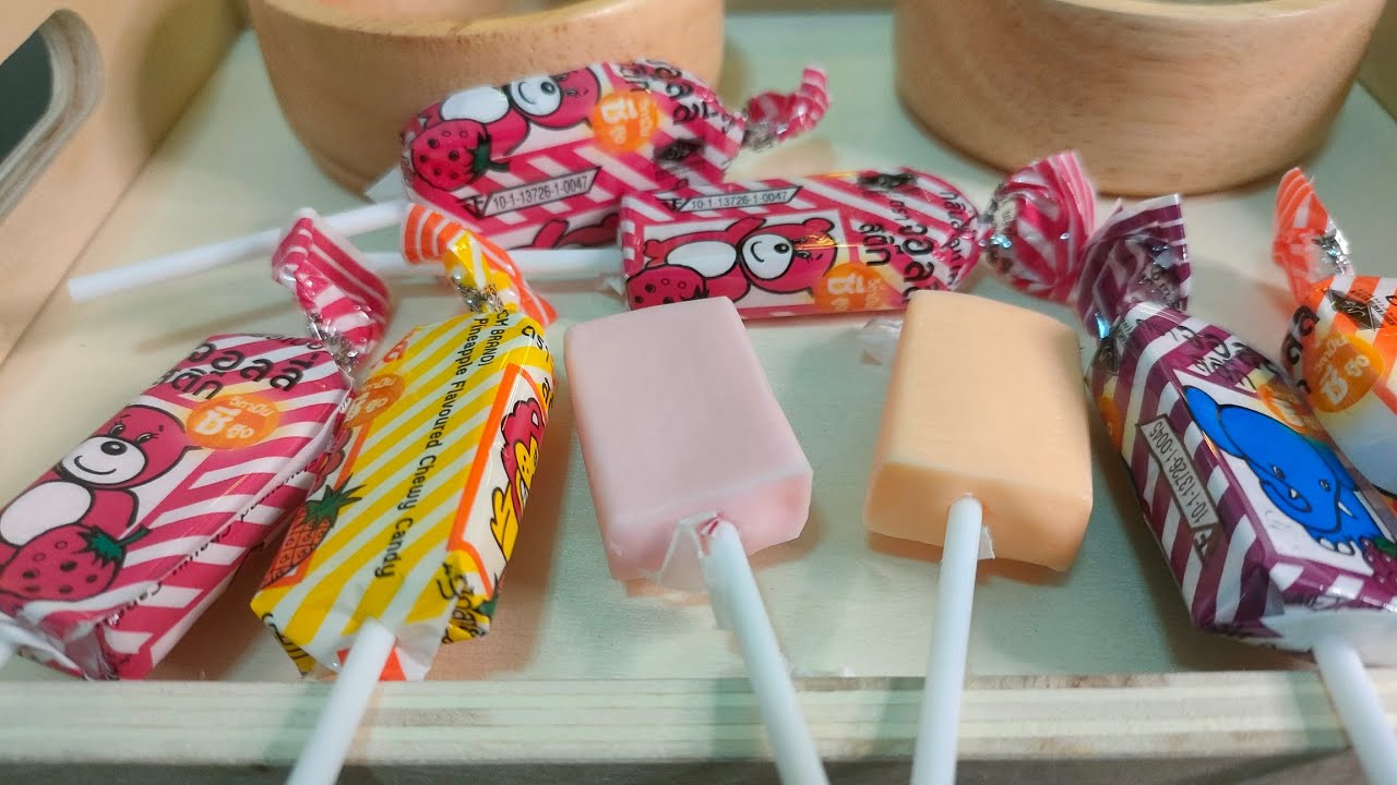 satisfying jolly stick -open candy ASMR. - YouTube