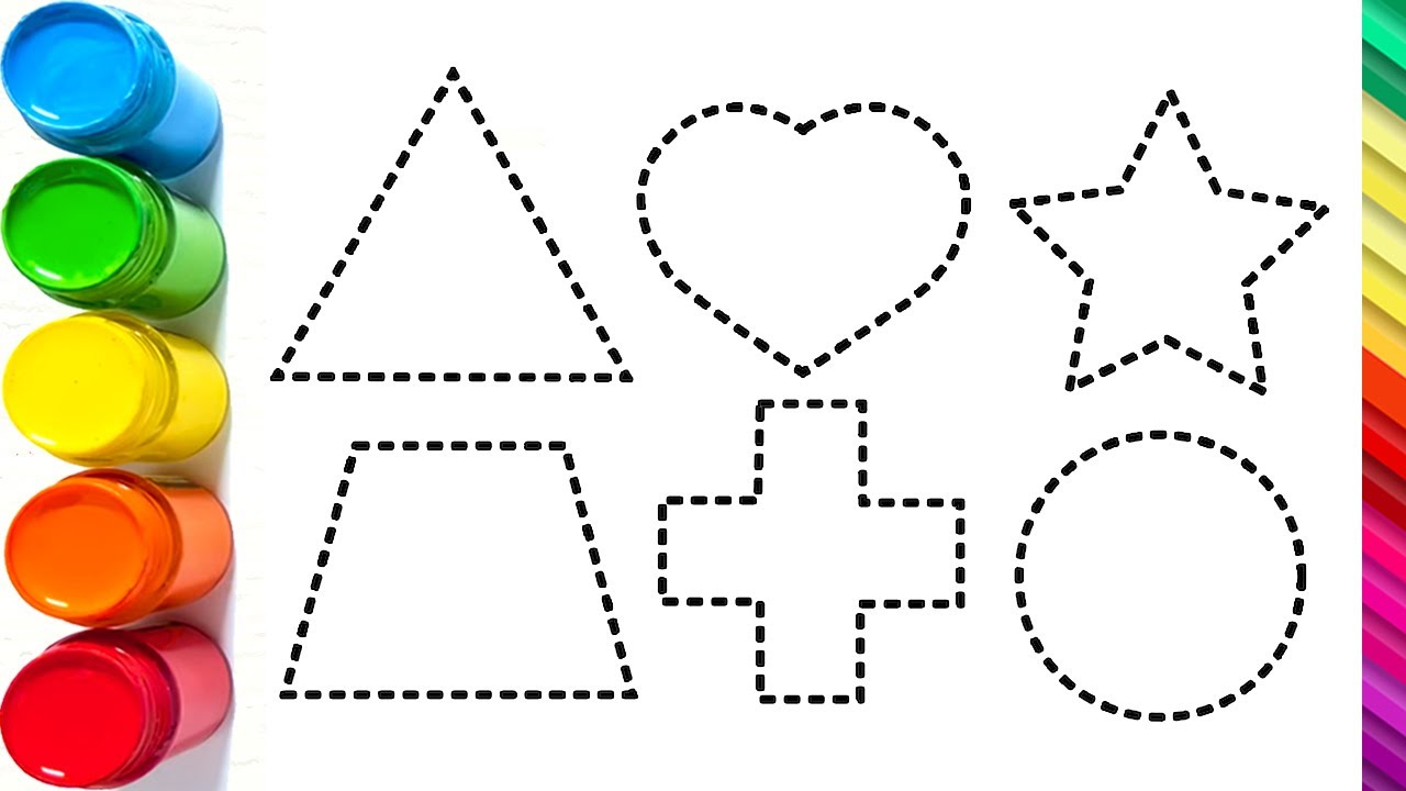 How To Draw AMAZING Simple 2D Geometric Shapes | Easy Step By Step ...