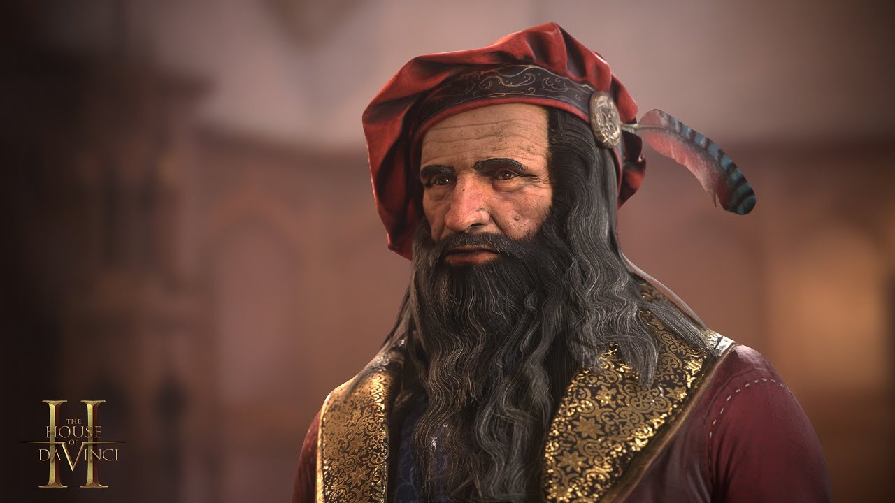 Leonardo Da Vinci - 3D Character (real-time) - YouTube