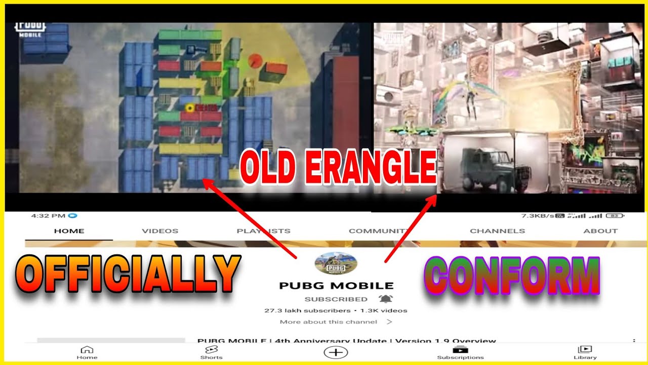 PUBG OFFICIALLY CONFORMED OLD ERANGLE IS BACK - PUBG MOBILE OFFICIAL ...