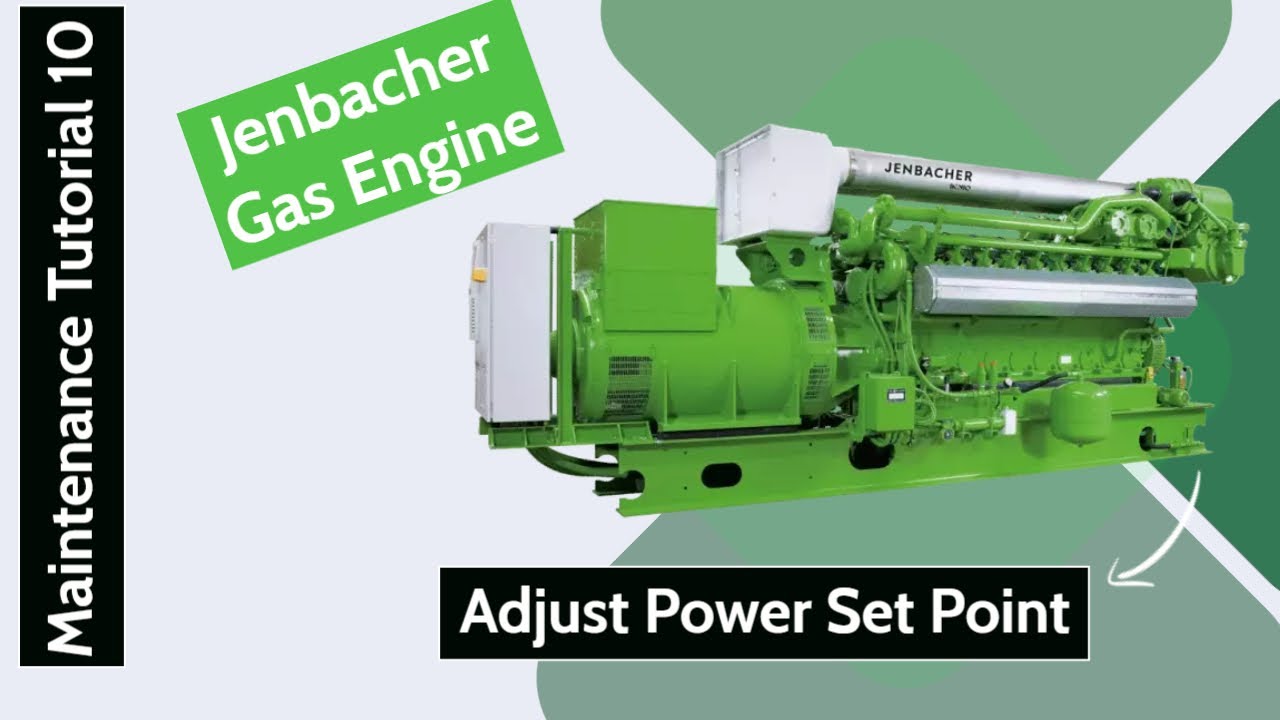 Jenbacher Gas Generator | Changing Power Set Point On Synchronous Mode ...