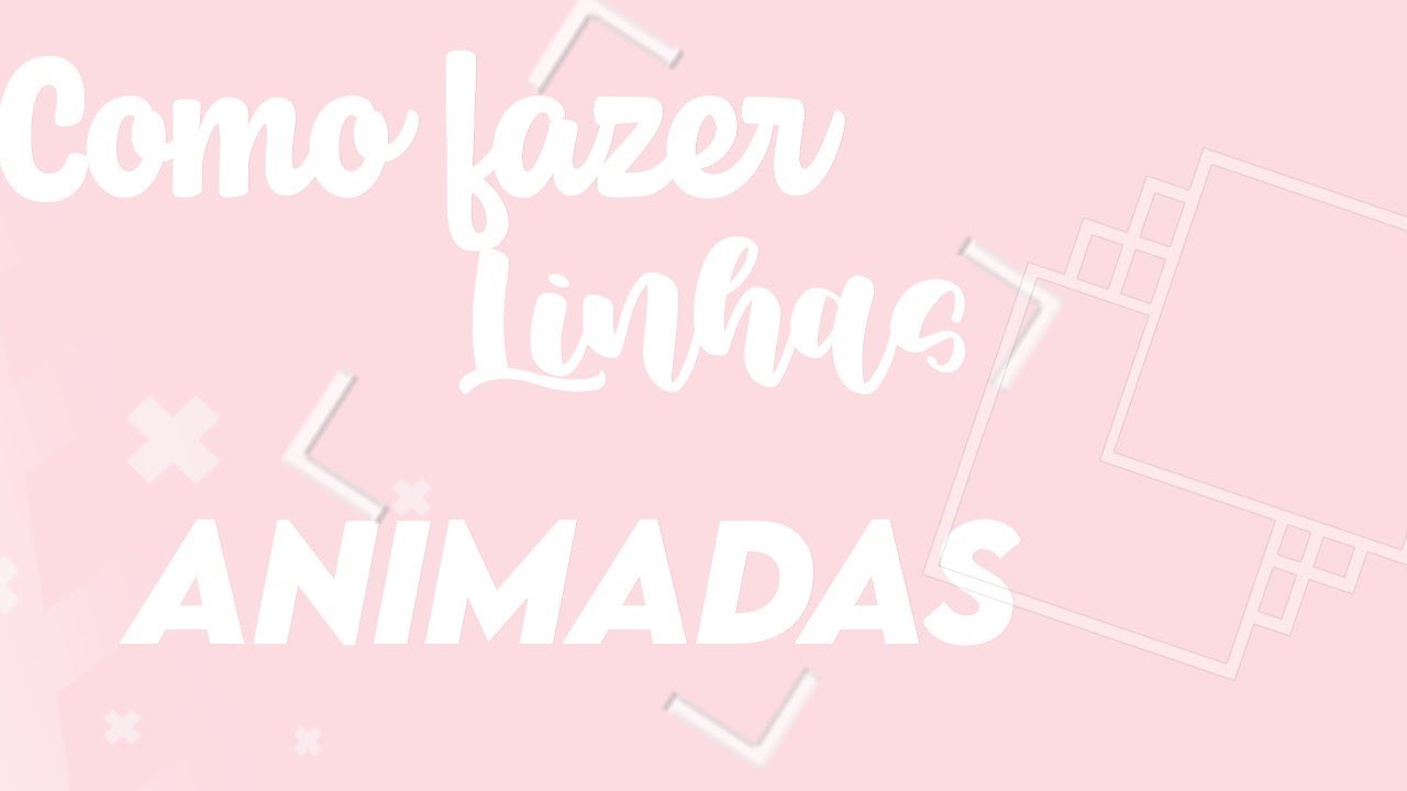 Como fazer linhas animadas {Tutorial} - YouTube