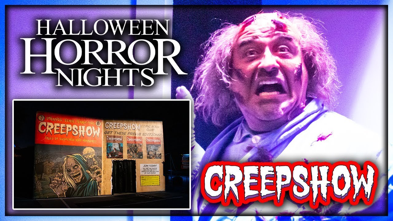 Creepshow HD Low Light Maze Walkthrough at HHN 2019 Hollywood - YouTube