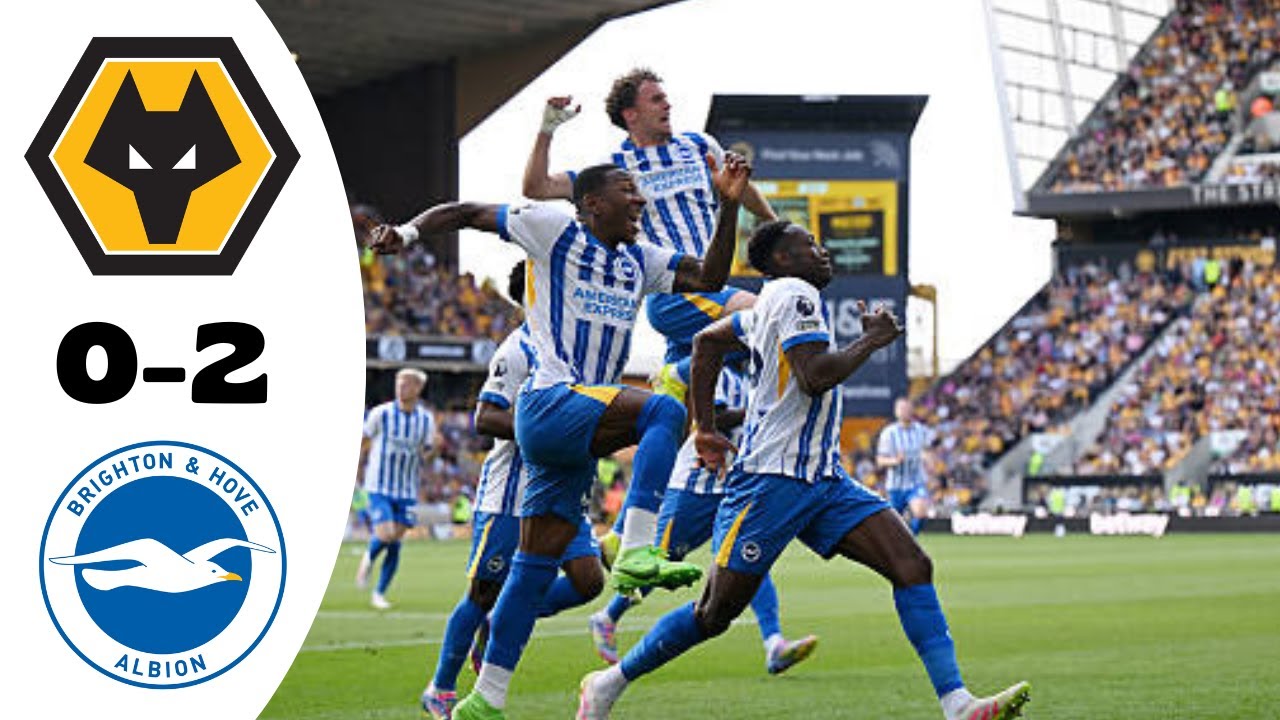 Wolves 0-2 Brighton Highlights | Premier League 2025 - YouTube