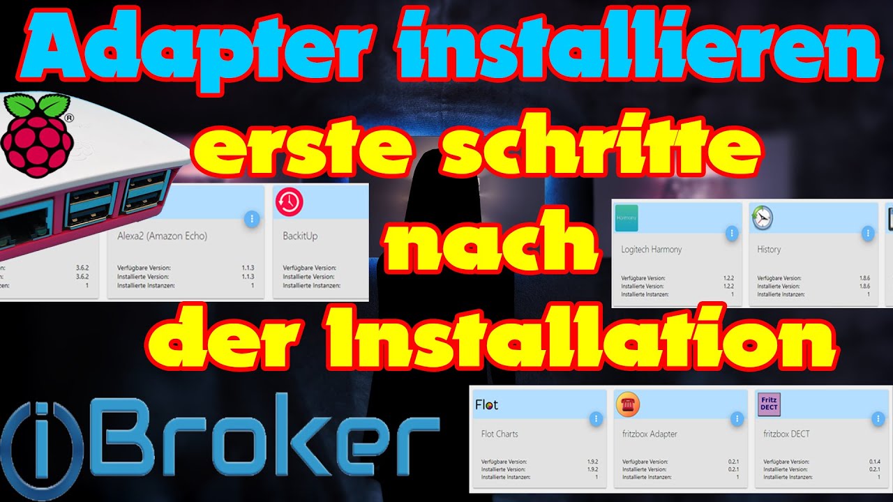 iobroker vis Visualisierung, erste schritte nach der Installation ...