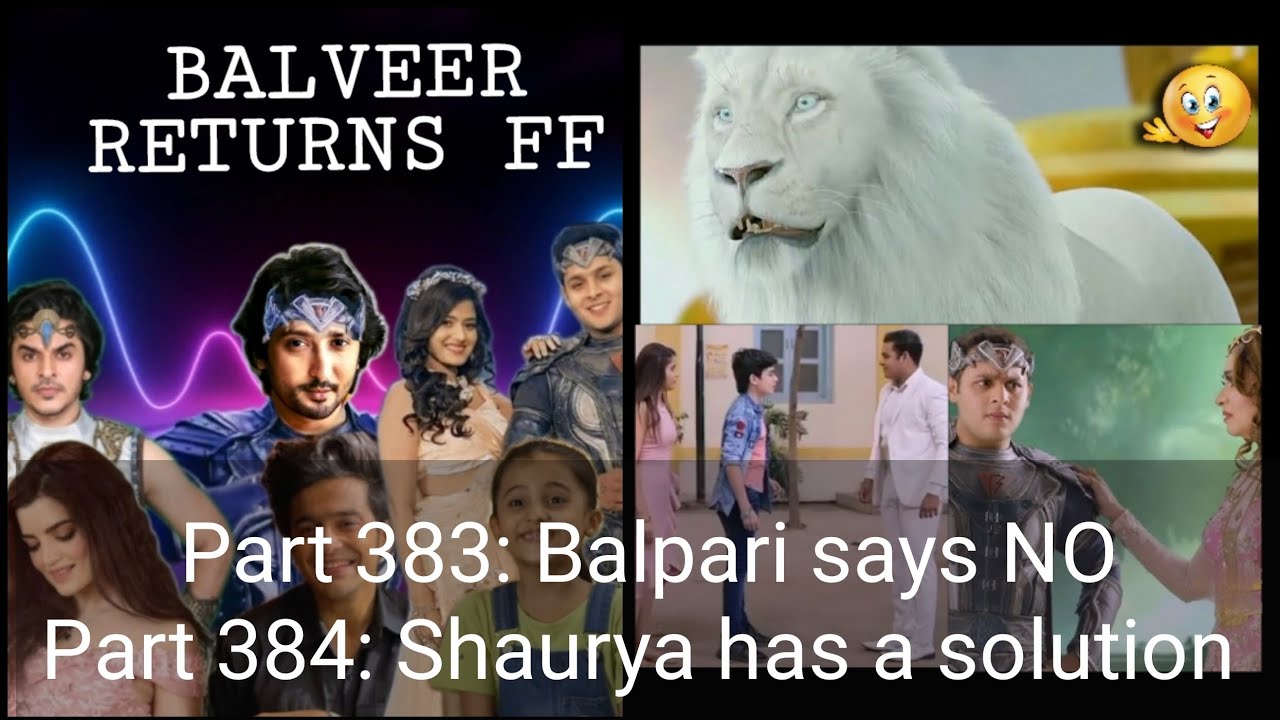 BALVEER RETURNS FF | PART 383+384 | NAVYATA NAIR #balveerreturns # ...