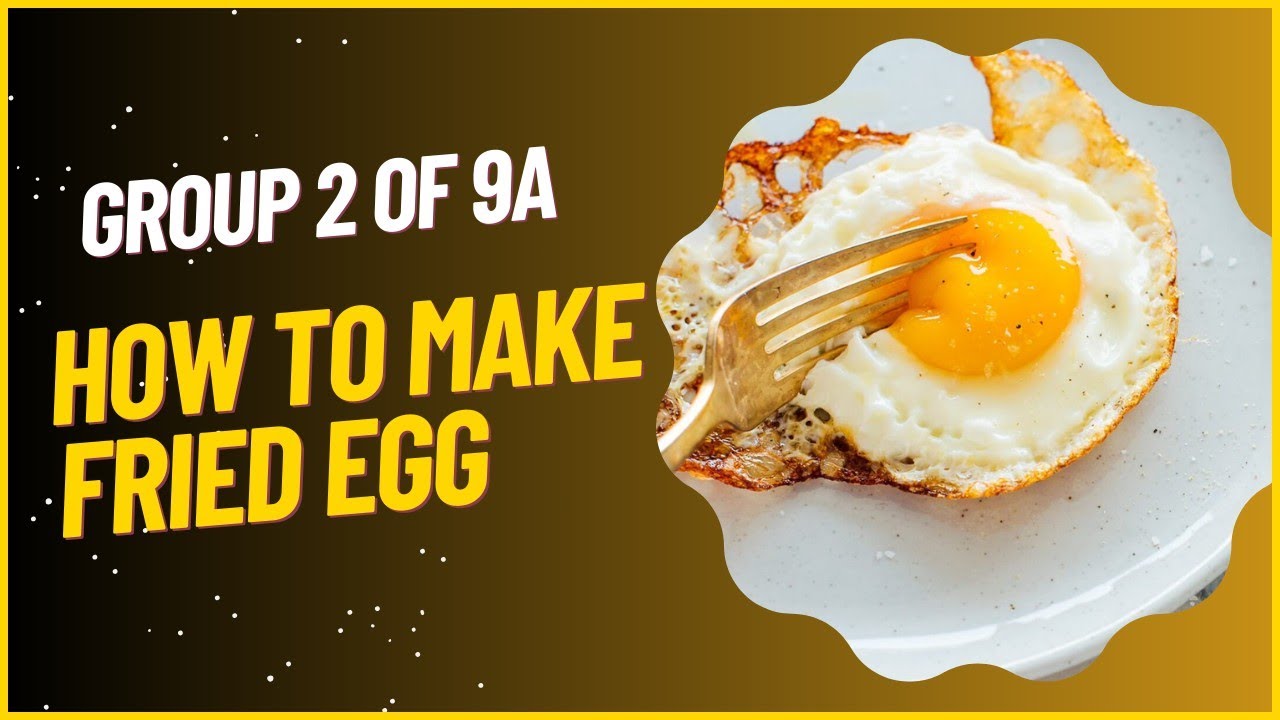 HOW TO MAKE FRIED EGG || PROCEDURE TEXT - YouTube