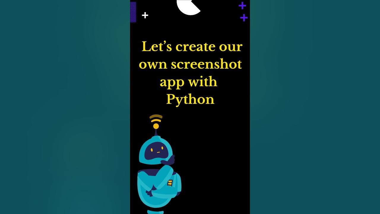 part1 screenshot app with python#miniproject#coding - YouTube