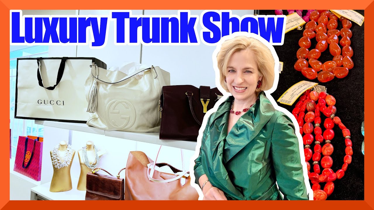 Thrift designer fashion on a dime! Blue Bird Circle hosts a luxury trunk show with top brands ...