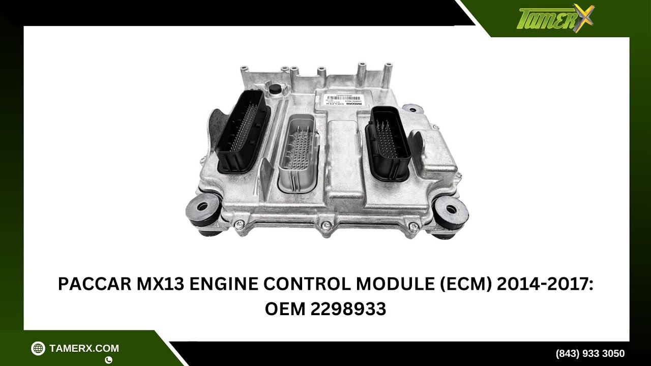 Paccar MX13 Engine Control Module (ECM) 2014-2017: OEM 2298933 - YouTube