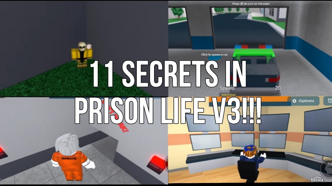 11 Prison life v3 things you probably don't know! (Roblox) - YouTube