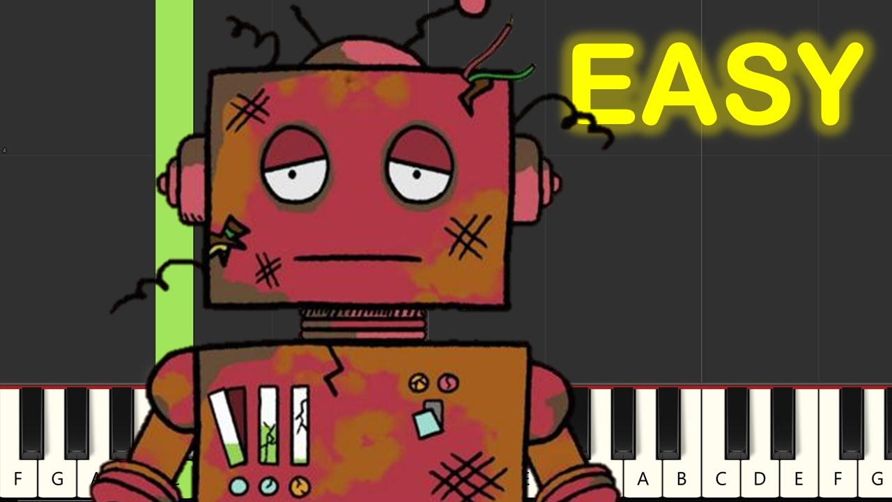 CBeebies - The Robot Song Piano Tutorial - YouTube
