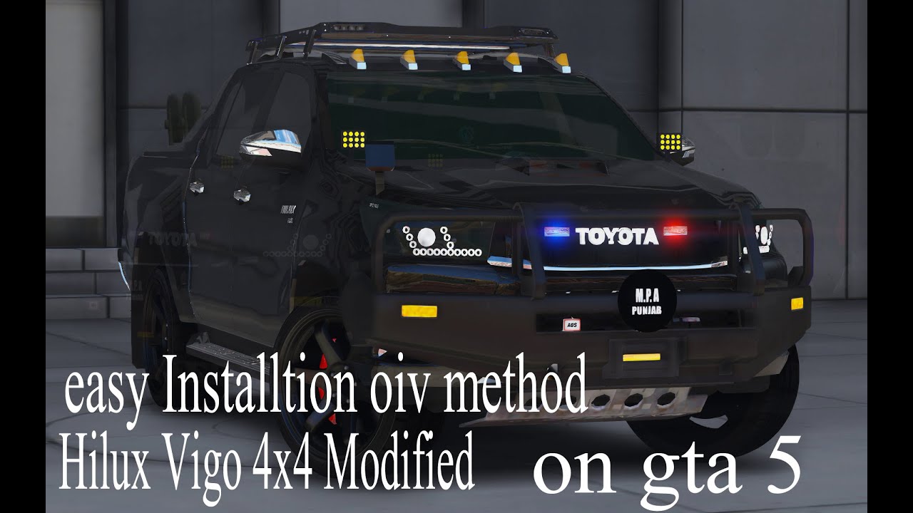 How to Install Hilux Vigo 4x4 Modified method In GTA V | Urdu/Hindi ...