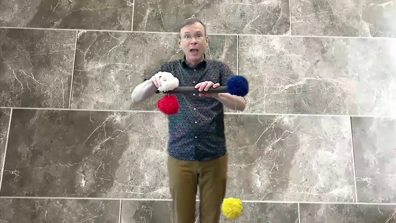 Magic pom-pom stick - YouTube