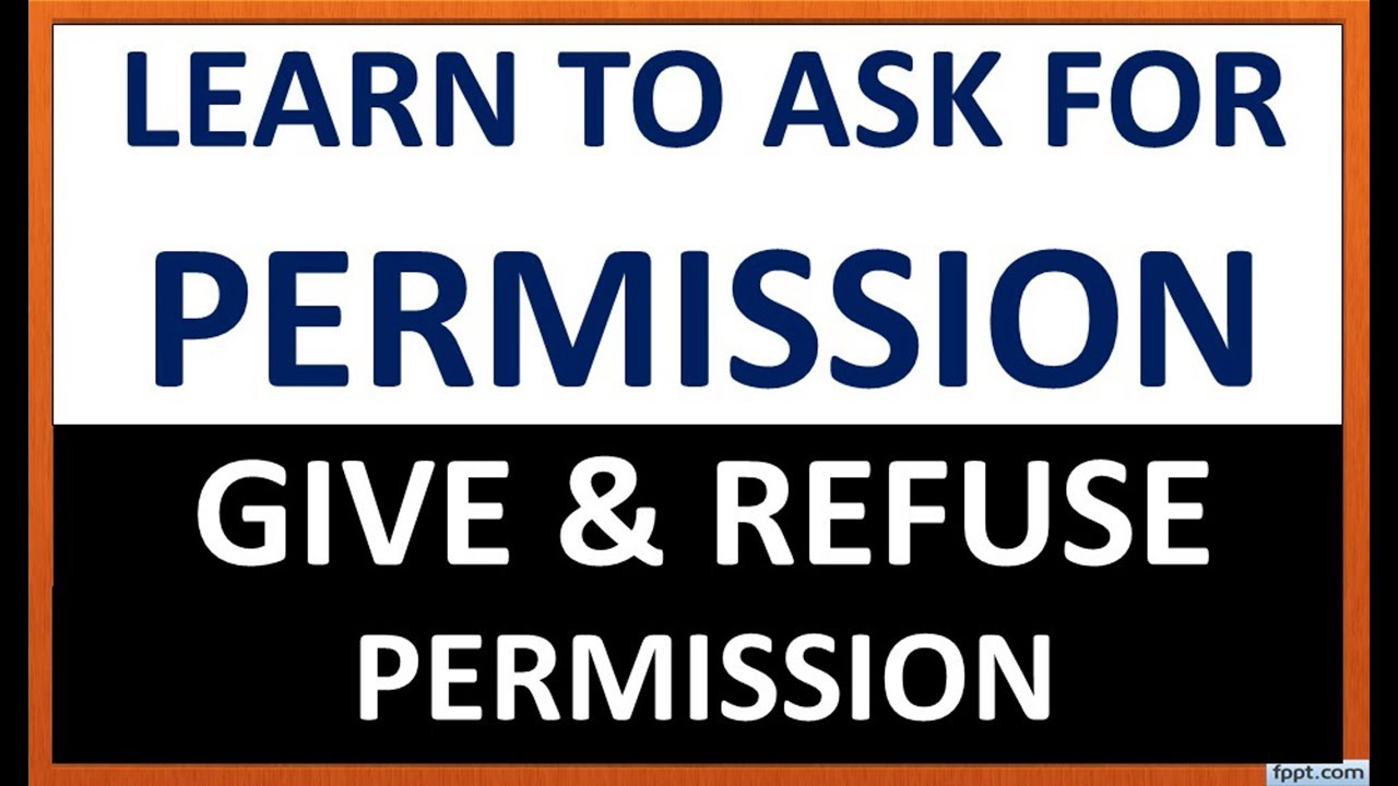 How To Ask For, Give, Refuse Permission | English For Beginners ...