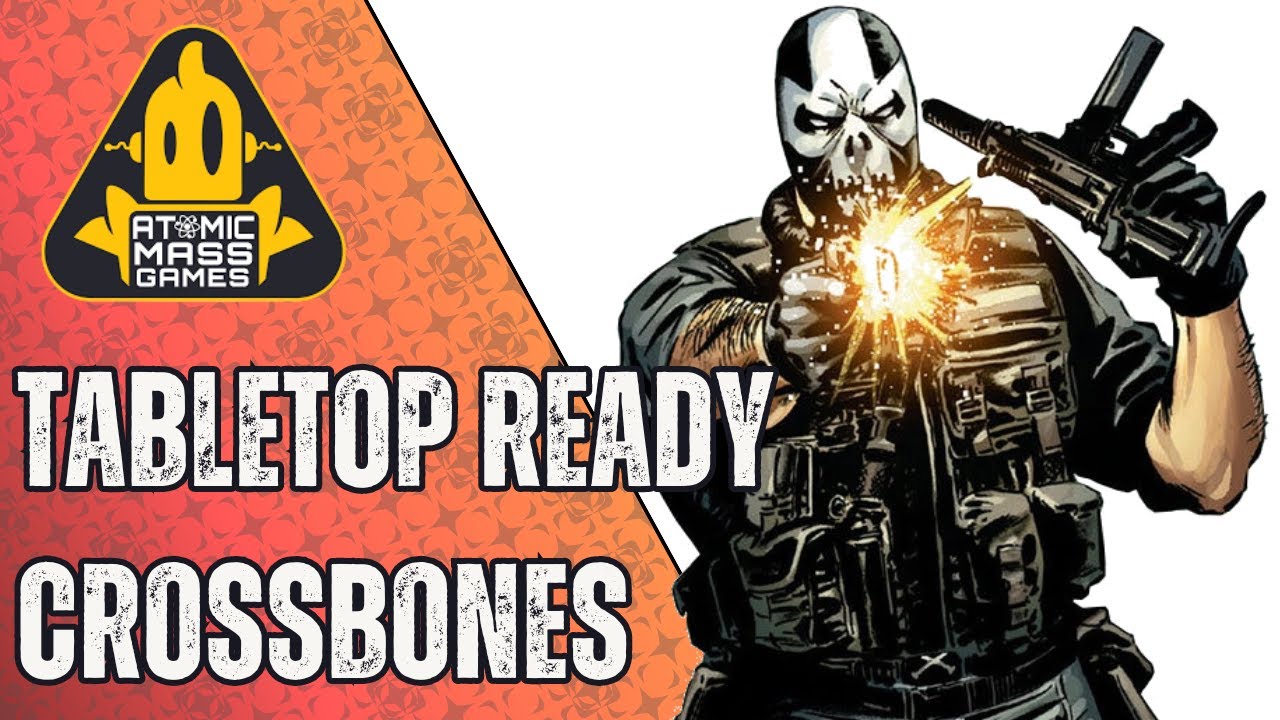 Painting a tabletop ready Crossbones for Marvel Crisis Protocol - YouTube