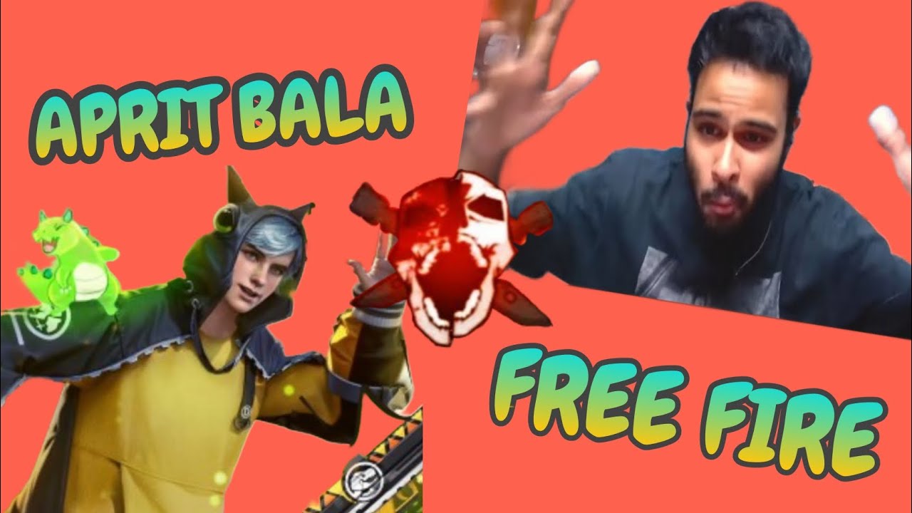 APRIT × FREE FIRE || MATCH WITH MAHARANI SONG || APRIT BALA OR WOT👾|| # ...