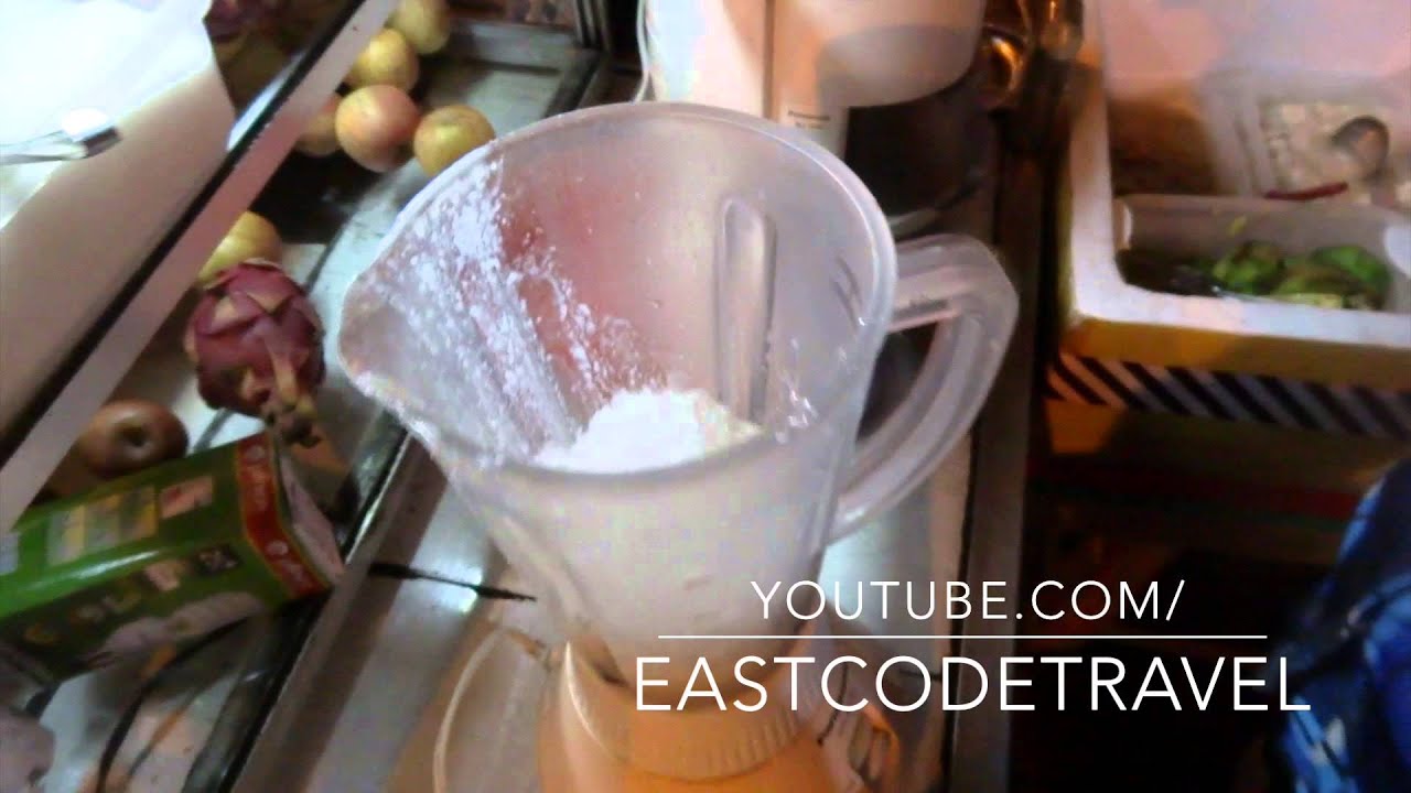 star apple smoothie sinh to vu sua Vietnam - YouTube