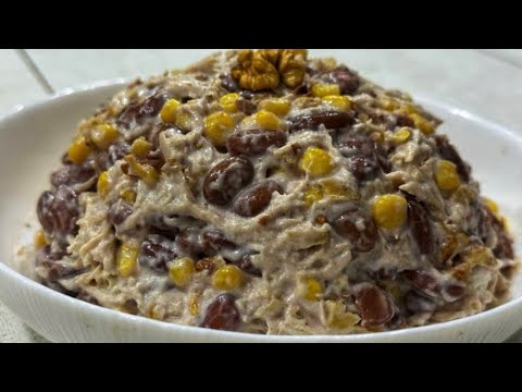 Çox dadlı Lobya salatı